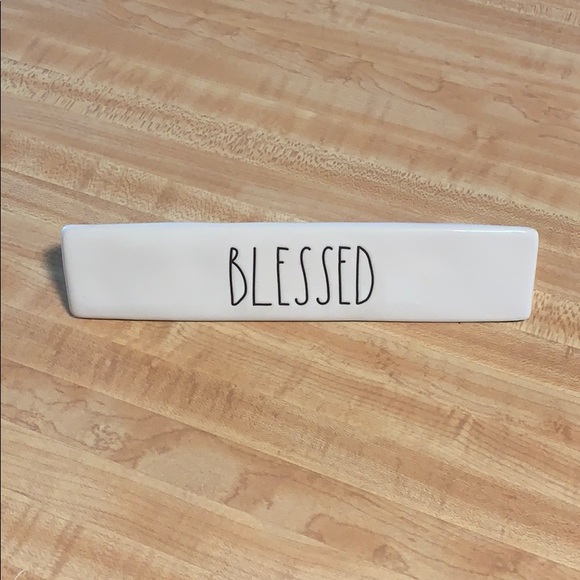 Other | Rae Dunn Blessed Name Plate | Poshmark